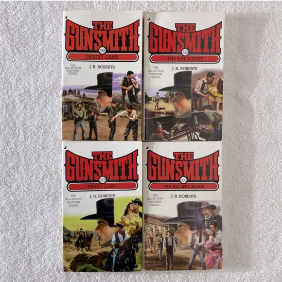 Vintage | Other | Vintage The Gunsmith All Action Western Romance Novel ...